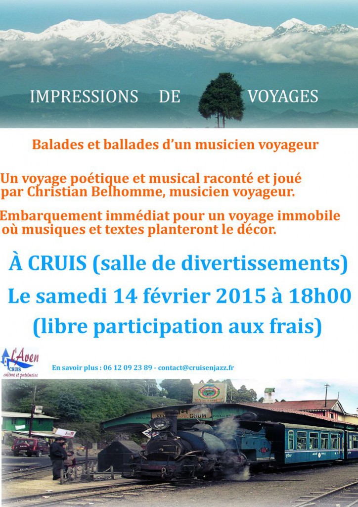 Balades et ballades d’un musicien voyageur | Cruis en Jazz